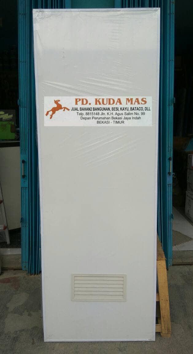 Jual CUSTOM Daun Pintu PVC Muriko Warna Coklat / Putih Tanpa Kusen ...