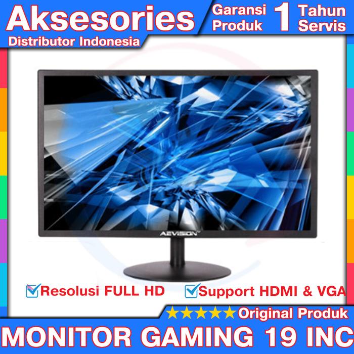 Jual Monitor Led 19 inch Gaming Full HD Panel IPS + Braket Meja ...