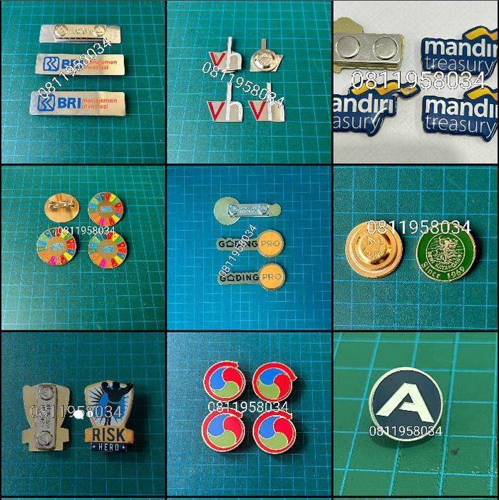 Jual Pembuatan 50 pcs pin kuningan sepuh emas belakang Peniti - Kota ...