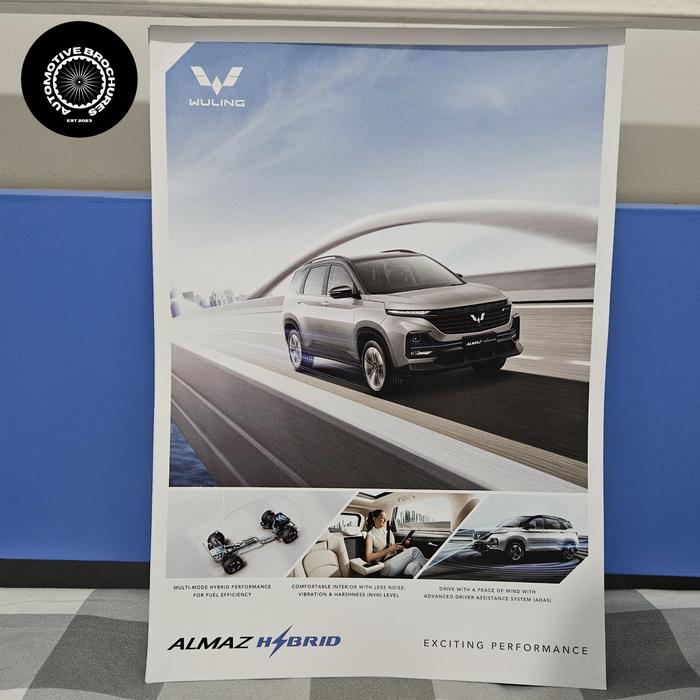 Jual brosur katalog mobil wuling almaz hybrid 2023 flyer - Kota ...