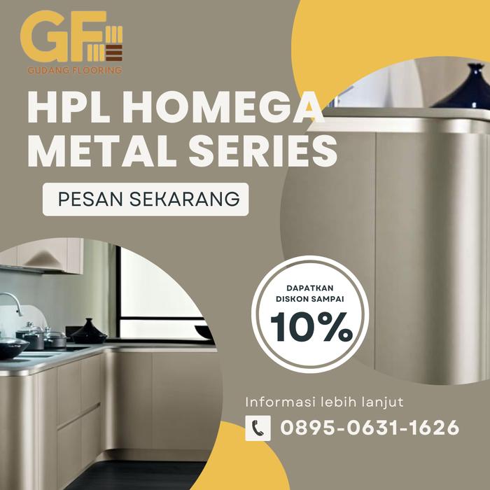 Jual HPL Homega Metal Series Pelapis meja Furniture HPL kayu Triplek ...