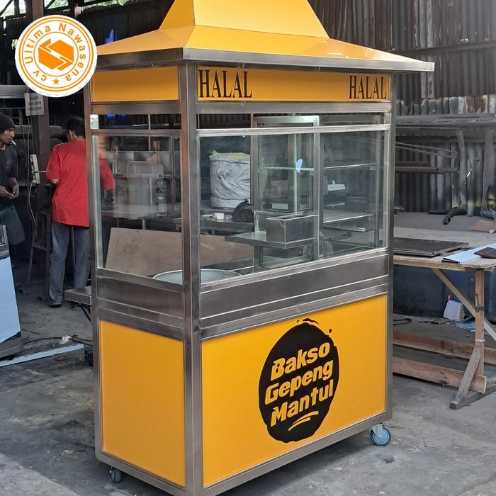 Jual Gerobak bakso stainles+ACP ukr 65x130x206 - Kota Tangerang ...
