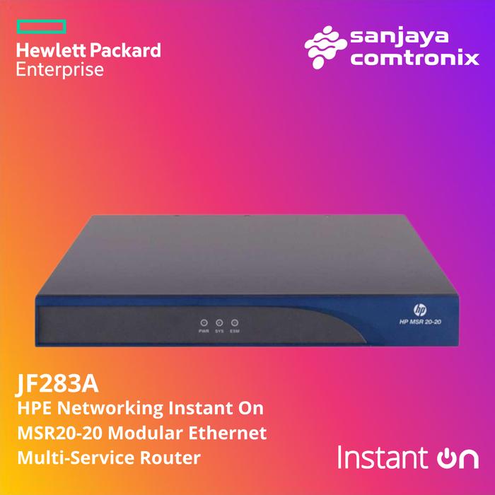 Jual HPE Networking Instant On MSR20-20 Router ( JF283A ) - Jakarta Pusat - SANJAYA COMTRONIX ...