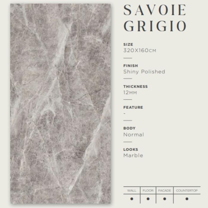 Jual GRANIT BIGSLAB MERK QUADRA TIPE SAVOIE GRIGIO UK 320X160CM UNTUK ...