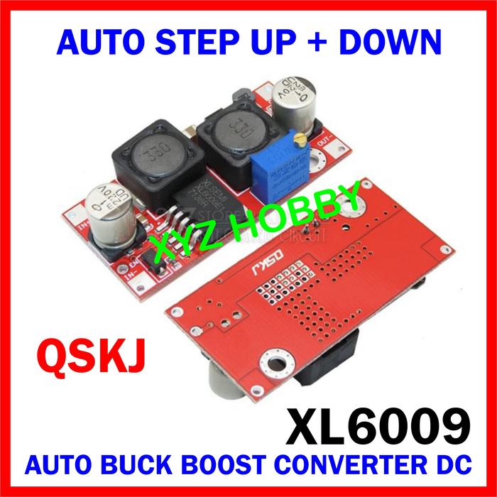 Jual QSKJ XL6009 Auto Buck Boost Step Down + Up XL 6009 Converter DC Adjustable Stabilizer Solar ...