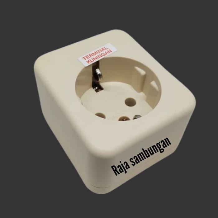 Jual Stop Kontak Arde Portable 1 Lubang Uticon ST 118 TANPA KABEL ...
