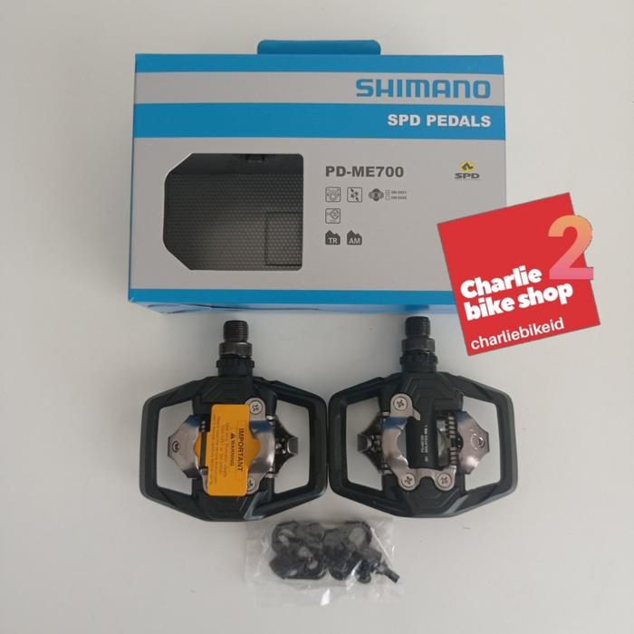 Promo SHIMANO SPD PD-ME700 Pedal Cleat MTB Gravel W/ Cleat SH51 ...