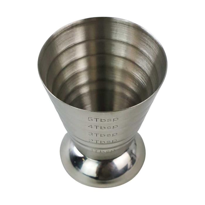 Jual Gelas Ukur Stainless Takaran Sirup Gula Stainless Jigger Bar 3in1 ...