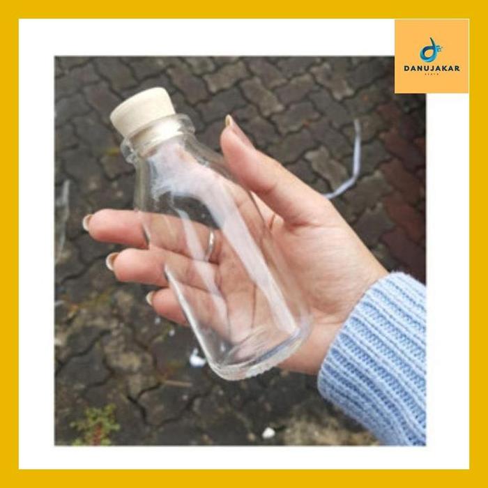 Jual Jakar" Botol Kaca 100Ml Tutup Kayu, Botol Asi Tutup Kayu, Botol ...