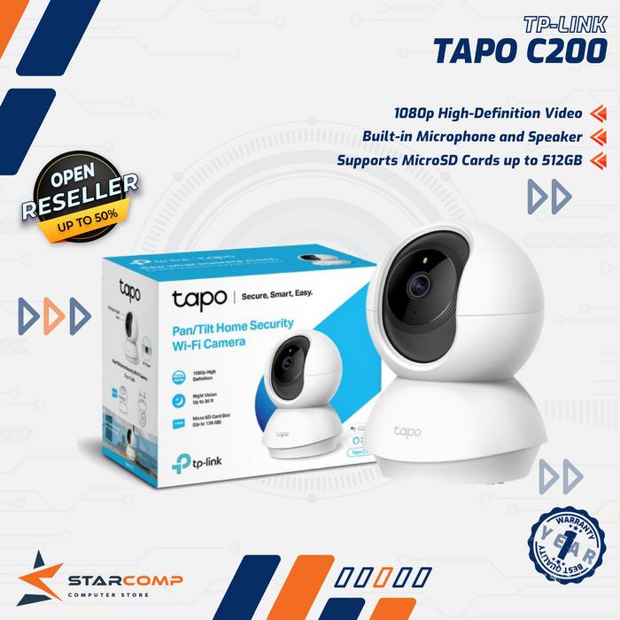 Jual TP-Link TAPO C200 IP Camera WIFI CCTV - Kota Semarang - Starcomp Semarang | Tokopedia