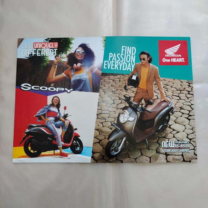 Jual Brosur Honda Scoopy PGM FI 2019 Poster Honda Scoopy Leaflet ...