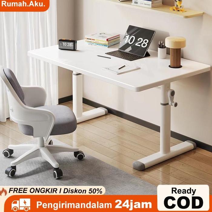 Jual Meja belajar putih Adjustable Height Standing Desk Meja Meja ...