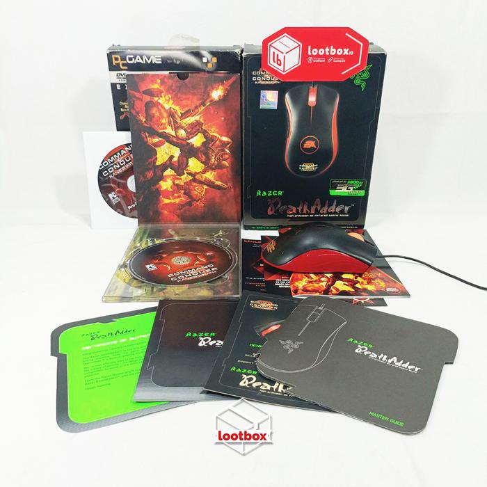 Jual Mouse Gaming Razer Deathadder C&C Kane’s Wrath Edition [SECOND ...