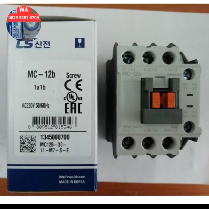 Jual contactor kontaktor mc-12b 220vac 1a1b LS electric - Kota Medan - suryakencana abadi ...