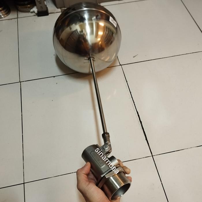 Jual Floating Valve Stainless Pelampung Tangki Otomatis 2" inchi DN 50 ...