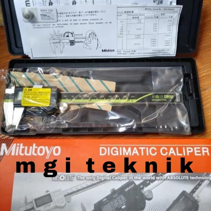 Jual Sigmat MITUTOYO 6 inch Absolute Digimatic Digital Caliper MITUTOYO ...