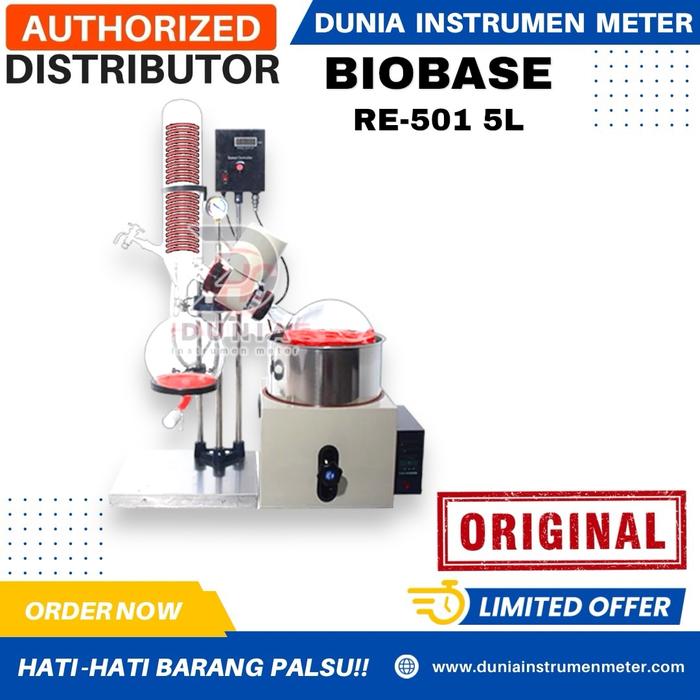 Jual Biobase RE-501 Rotary Evaporator Rotavap manual lift 5L capacity - Jakarta Barat - DUNIA ...