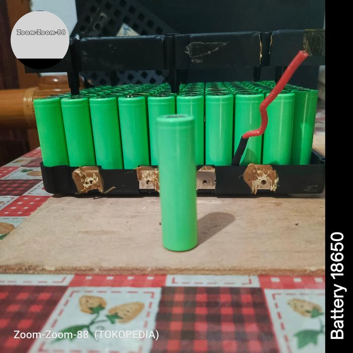 Jual baterai 18650 lithium ion - Kota Tangerang - Zoom-Zoom-88 | Tokopedia