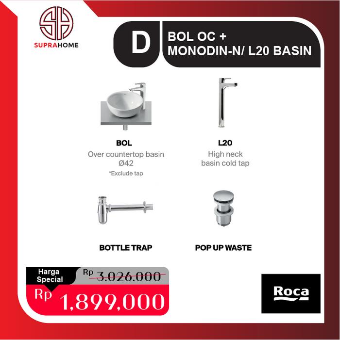 Jual WASTAFEL MEJA ROCA BOL + KRAN ROCA L20 HIGH NECK - Jakarta Barat ...