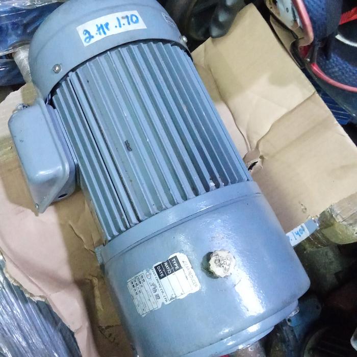 Jual gear motor set 2 hp 3 phase 1:7 ratio original - Kota Bandung - maslahat teknik | Tokopedia