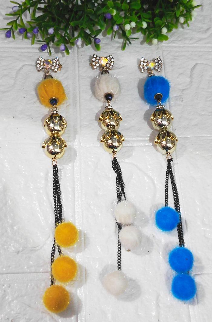 Jual Bros Dagu Pita Juntai | Bros Dagu Rumbai | 12 Pcs - Jakarta Utara ...