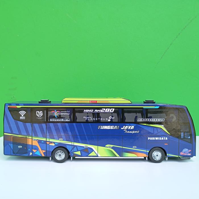 Jual Miniatur Bus JEDHA Tunggal Jaya JB5 Papercraft Hadiah dan Pajangan ...