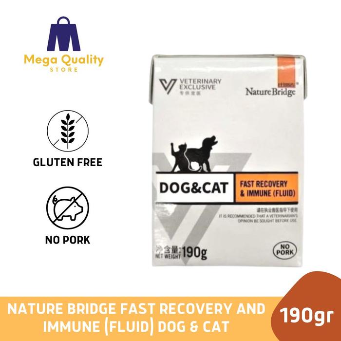 Jual Nature Bridge Fast Recovery and Immune (Fluid) Dog Cat Wet Food ...