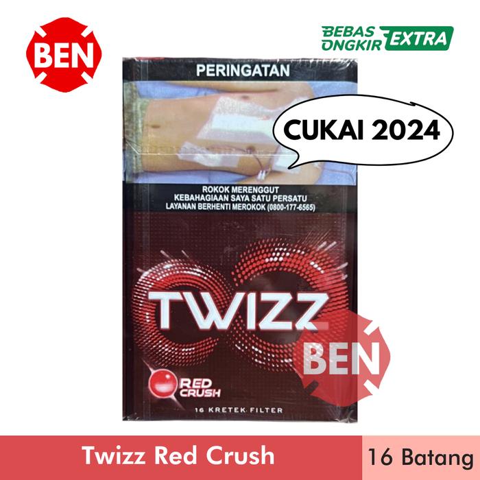 Jual Rokok TWIZZ RED CRUSH 16 BATANG - Sampoerna Merah Slop Pak ...