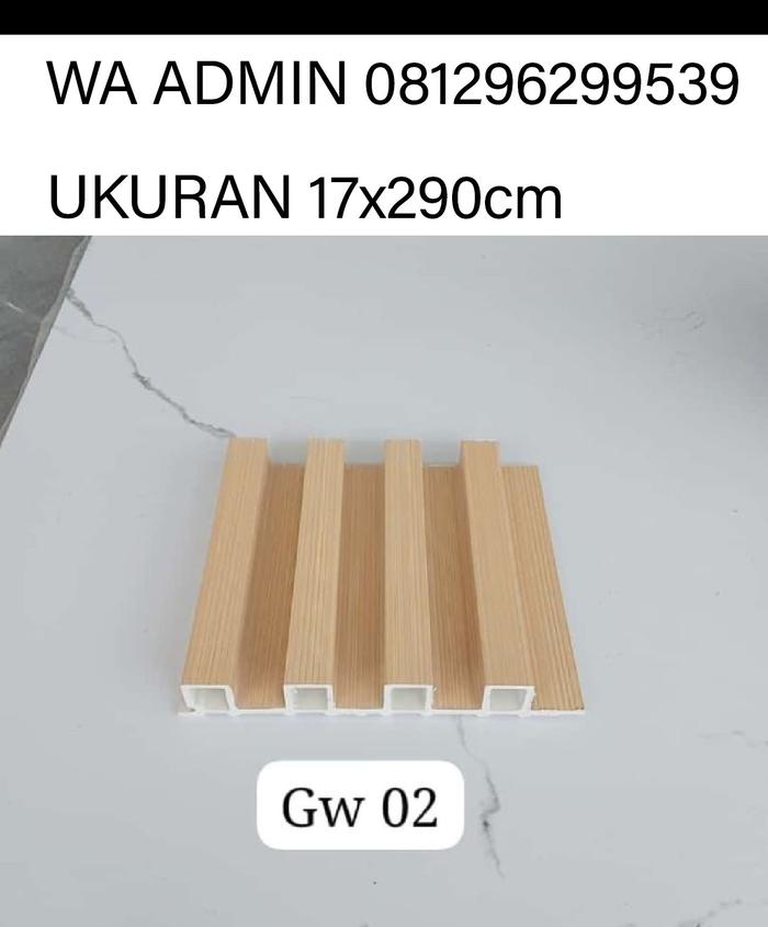 Jual HARGA per BOX ISI 14pc WPC KHUSUS GROSIR WPC WALLPANEL 3m ...
