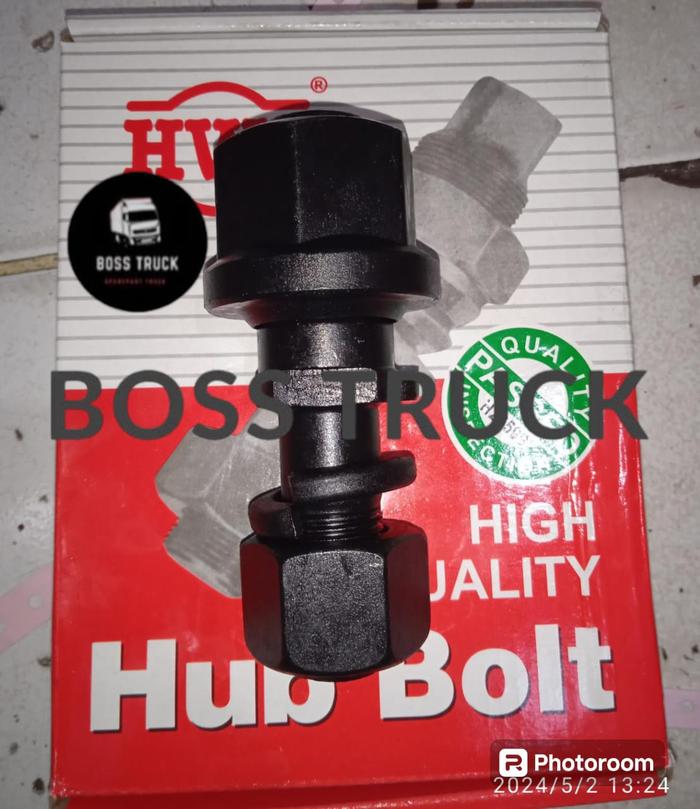 Jual Baut Roda Depan FUSO / HINO BIG SIZE BODY BESAR 1 JIWA KANAN RH ...