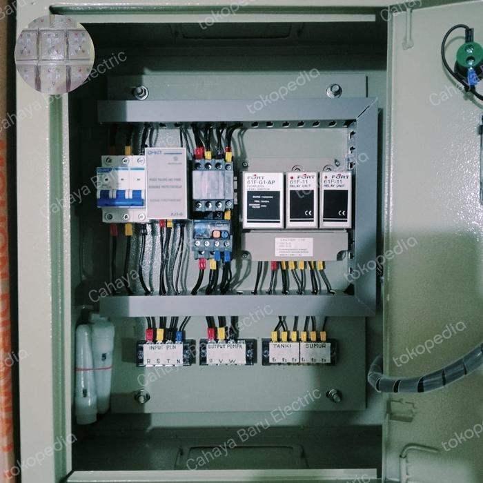 Jual panel pompa submersible 5HP/3Phase 2 Kontrol(Sumur-Toren)Phs ...