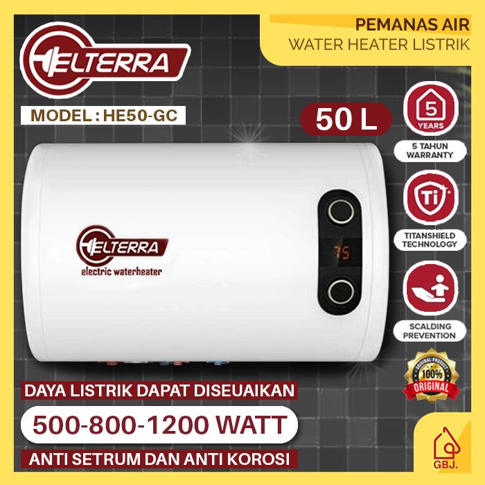 Jual WATER HEATER LISTRIK 50 LITER ELTERA HANDAL HE-50GC / PEMANAS AIR ...