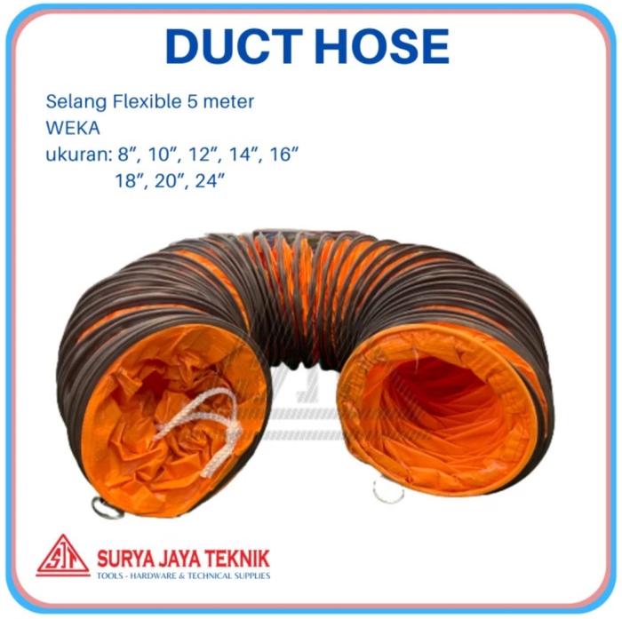 Jual Selang Flexible Duct Hose Blower Acial Fan 16" 5 meter - Jakarta ...