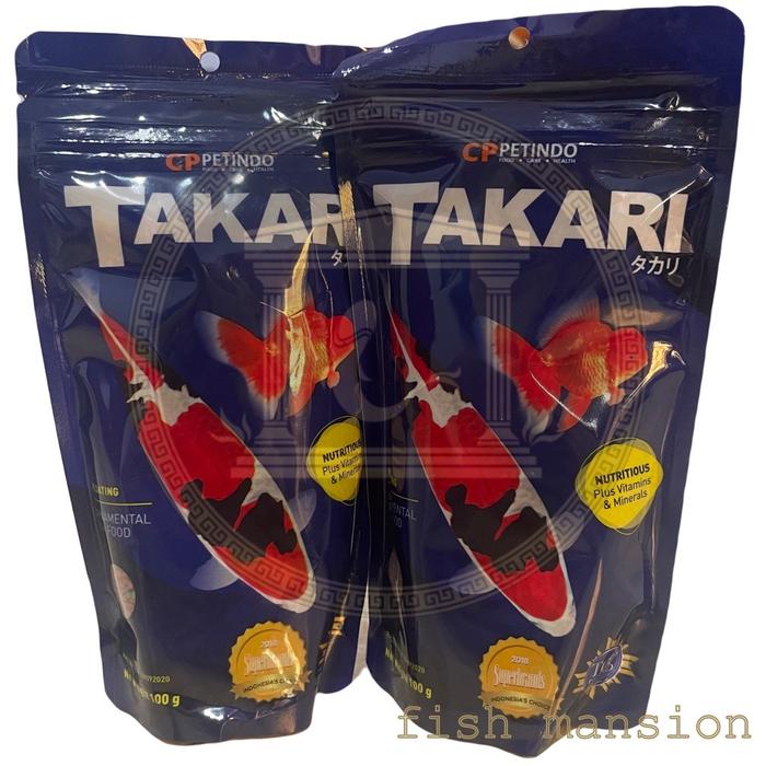 Jual TAKARI ornamental fish food 100gr 100 gram floating makanan pakan ...