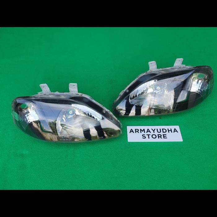 Jual headlamp lampu depan black Honda Civic Ferio Facelift 2000 - Kota ...