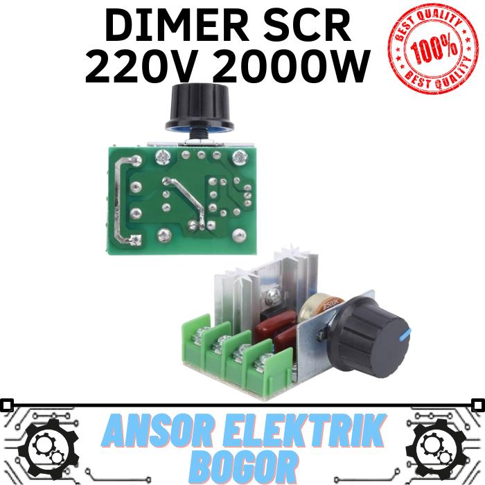 Jual Dimmer SCR 2000W AC 220V Regulator Voltage Speed Motor Suhu ...