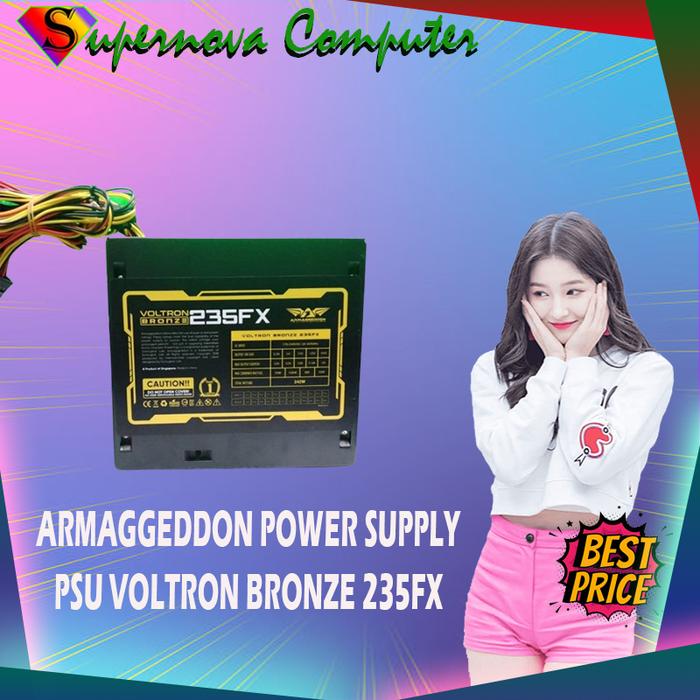 Jual Armaggeddon Power Supply / PSU Voltron Bronze 235FX - Jakarta Pusat - Supernova Computer ...