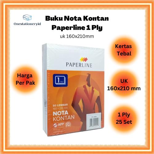 Jual Kertas Buku Catatan Nota Kontan Paperline Besar Uk 160 x 210mm 1 ...