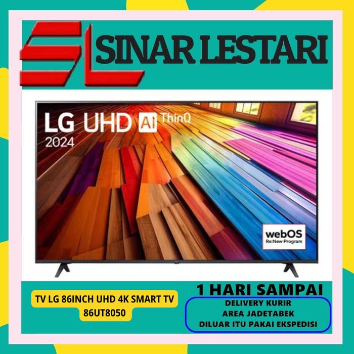 Promo TV LG 86UT8050 86INCH UHD 4K SMART TV W/AI SOUND PRO 2024 ...