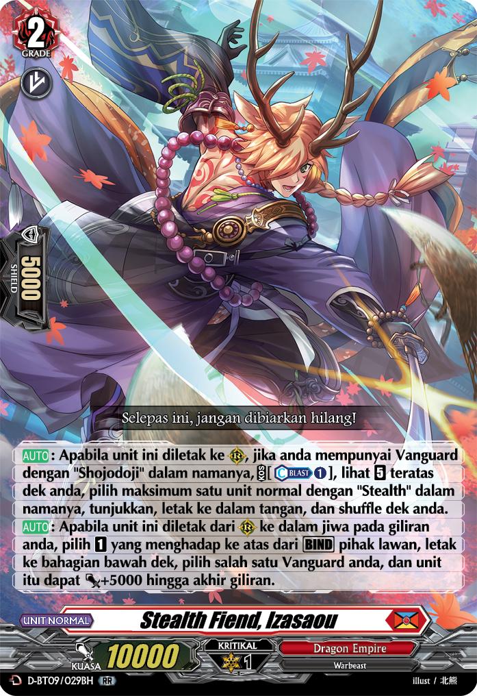 Jual D-BT09/029BH Stealth Fiend, Izasaou | RR | VGD Bahasa - Jakarta Barat - Carttu | Tokopedia
