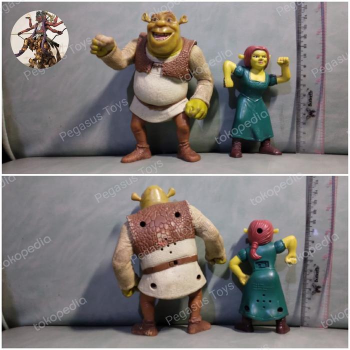 Jual McD Mcdonalds Happy meal Ori Shrek & Fiona figure set - Kota ...