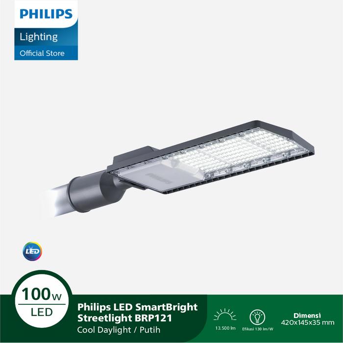 Promo Philips lampu jalan smartbright LED BRP121 100W Cool Daylight ...
