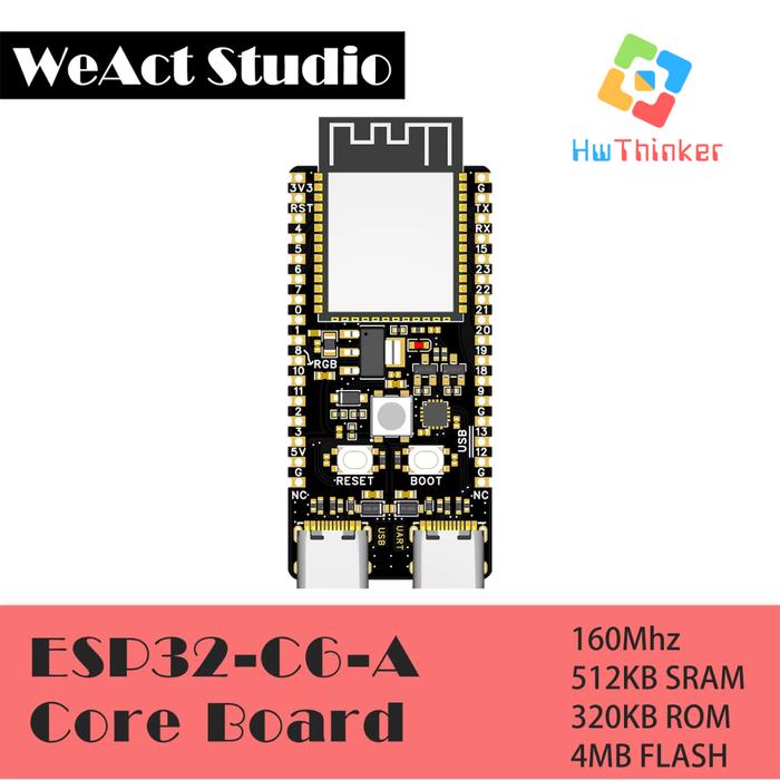 Jual Weact Esp32 C6 Development Board Esp32c6 Esp32 Core Board Risc V