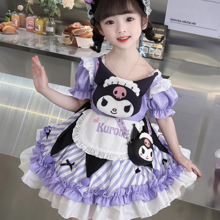 Jual Kostum Kuromi Anak/ Kostum Karakter/ Dress Kuromi/ Cosplay Kuromi Anak Di Seller Rosaria ...