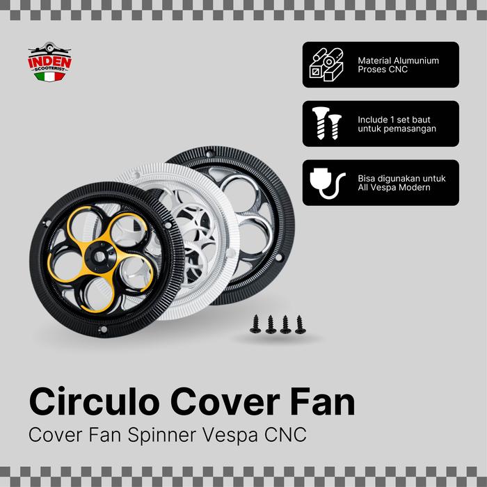 Promo Cover Fan Spinner Vespa Sprint Primavera GTS S LX LXV - Jakarta ...