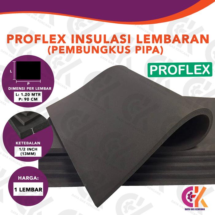 Jual Proflex Sheet Insulation / Insulasi Pembungkus Pipa AC Lembaran ...