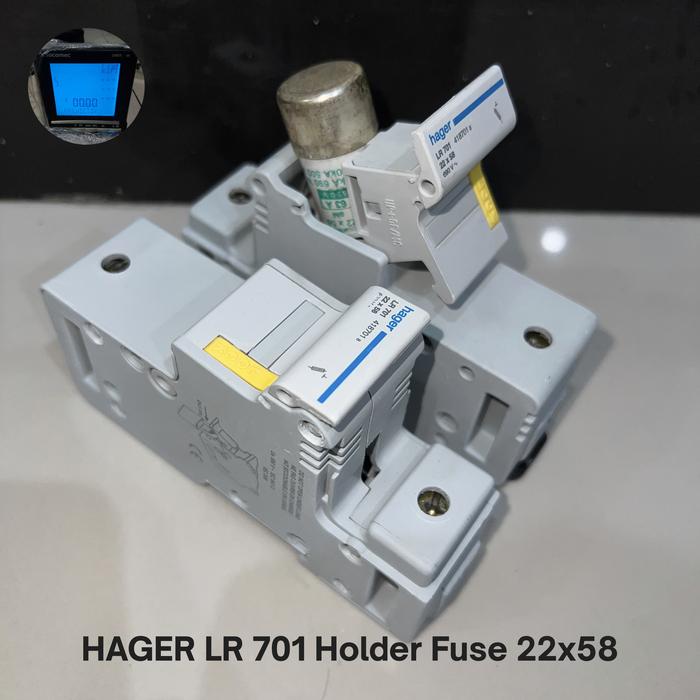 Jual HAGER LR 701 Fuse Holder 22x58 + Fuse Socomec 63A/690V - Kab ...