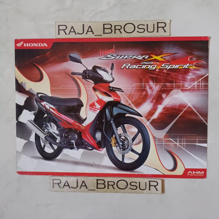 Jual Poster brosur katalog flyer Honda Supra X 125R/Supra X 125 R 2007 ...