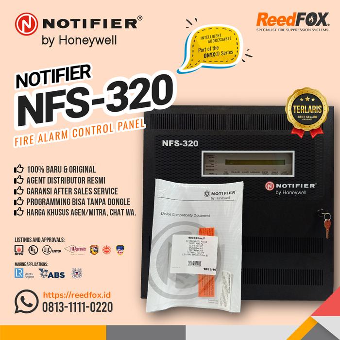 Jual Notifier NFS 320 Panel Control Fire Alarm | Addressable MCFA ...