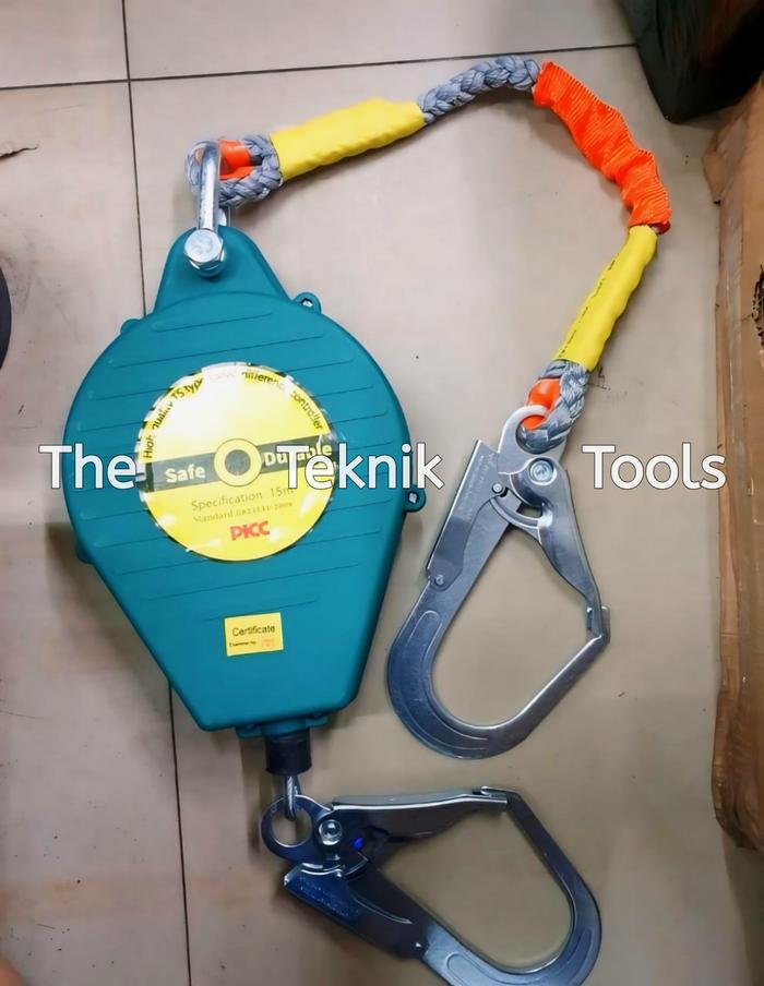 Jual Fall Arrester 15M Retractable Lifeline Protector Safety Tali ...